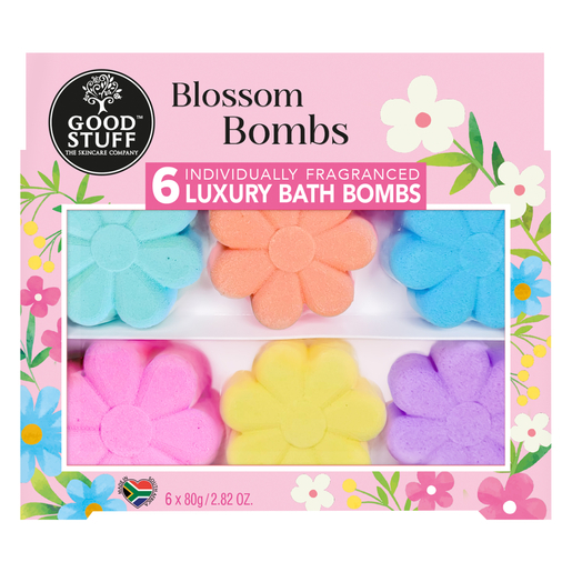 Good Stuff Blossom Bath Bomb Gift Set 6 Pack | PnP