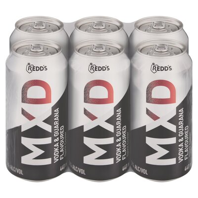 Redd's MXD Vodka Guarana Spirit Cooler Can 6 x 440ml | PnP