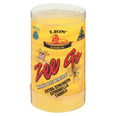 Clearlite Zee Go Citronella Candle 140g | PnP