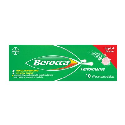Berocca Tropical Effervescent Tablets 10 Pack | PnP