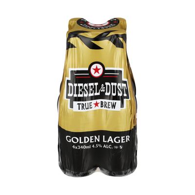 Diesel & Dust Golden Lager NRB 4 x 340ml | PnP