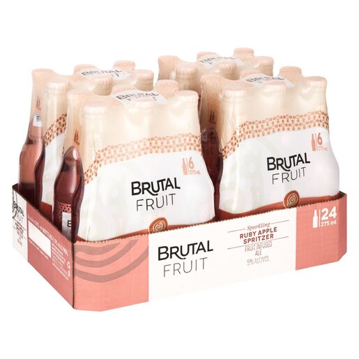 Brutal Fruit Ruby Apple Spritzer 24 x 275ml | PnP