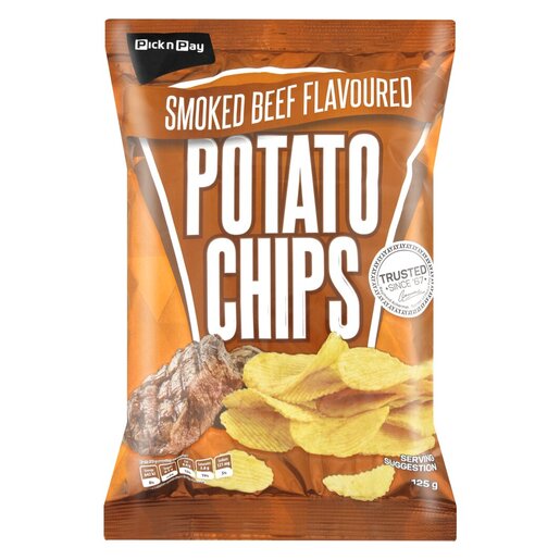 PnP Smoked Beef Chips 125g | PnP