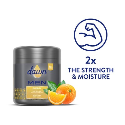 Dawn Men Energy Revitalizing Body Cream 400ml | PnP