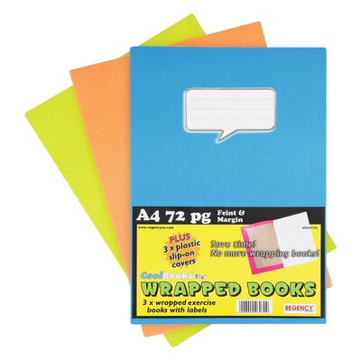 Regency Colour & Plastic Cover Books A4 72 Page | PnP