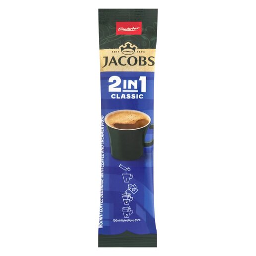 Jacobs Classic 2-In-1 Instant Coffee 12.4g | PnP