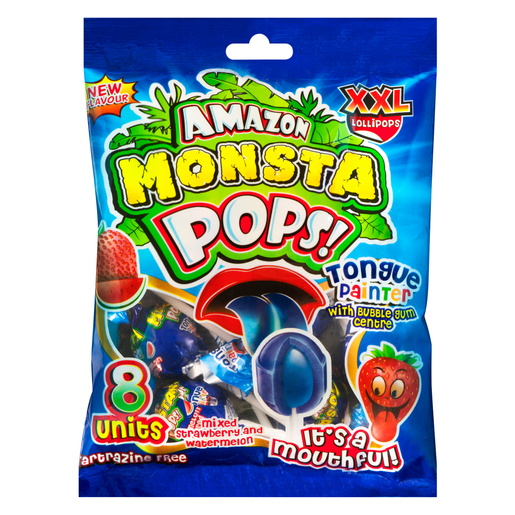 Amazon Tongue Painter Monsta Pops 8 Pack | PnP