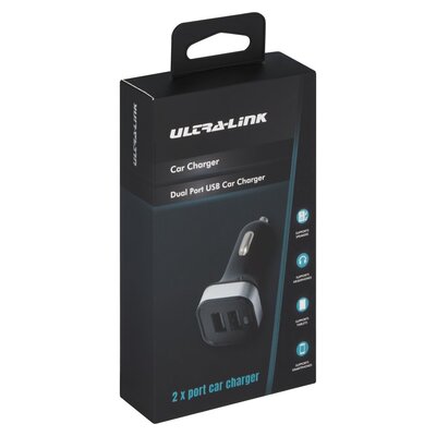 Ultra Link Black USB Car Charger | Smart Price Specials | PnP Home
