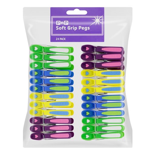 PnP Plastic Pegs 24 Pack | PnP