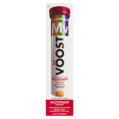 Voost Multivitamin Orange Fizzy 20 Effervescent Tablets | PnP