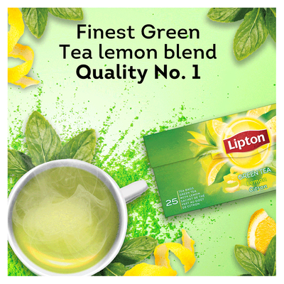 Lipton Clear Green Lemon Tea Bags 25 Pack | Smart Price Specials | PnP Home