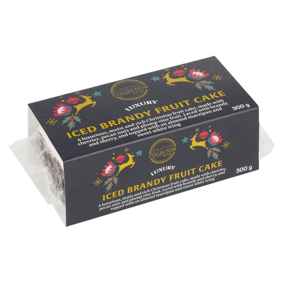 Crafted Collection Christmas Iced Fruit Cake 300g | PnP