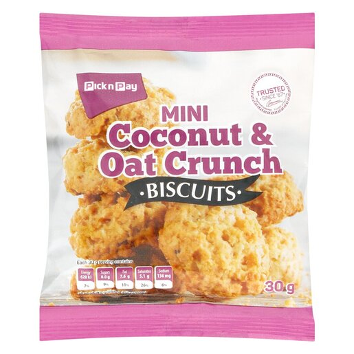 PnP Mini Coconut Oat Biscuits 30g | Smart Price Specials | PnP Home