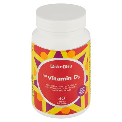 PnP Vitamin D3 30 Tablets | PnP