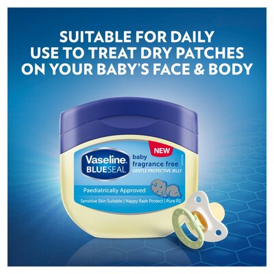 Vaseline Blue Seal Baby Fragrance Free Petroleum Jelly 250ml | PnP