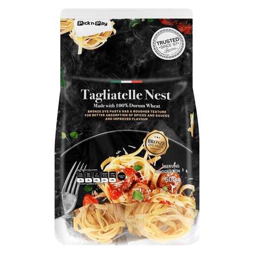 PnP Durum Wheat Tagliatle Nest Pasta 500g | PnP