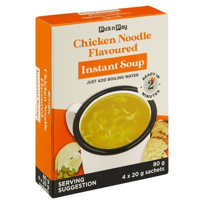 PnP Chicken Noodle Soup In a Mug 4 Pack | PnP