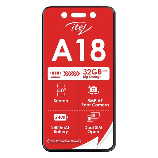 ITEL A18 32GB DS GREY | PnP