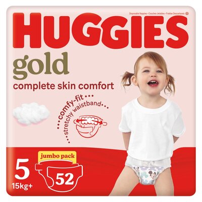 Huggies Gold Size 5 (15+kg) Jumbo Pack 58 Nappies | PnP