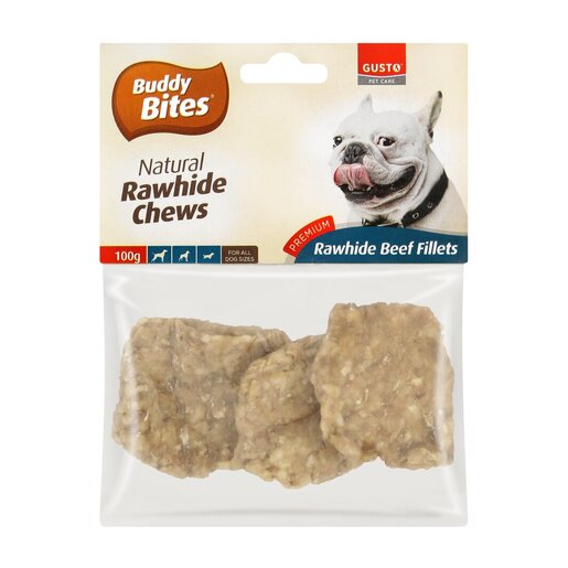 Buddy Bites Rawhide Beef Fillets 75g | PnP