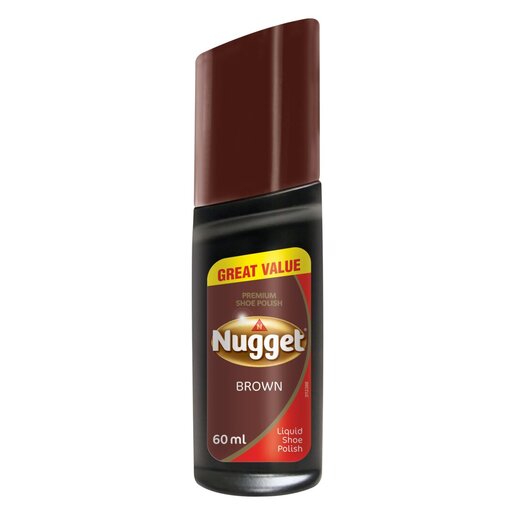 Nugget Brown Liquid Shoe Polish 60ml | PnP