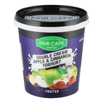 Fair Cape Apple Cinnamon Double Cream Yogurt 1kg | PnP
