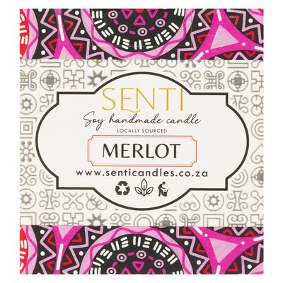 Senti Candles Merlot Soy Wax Candle 200g | PnP