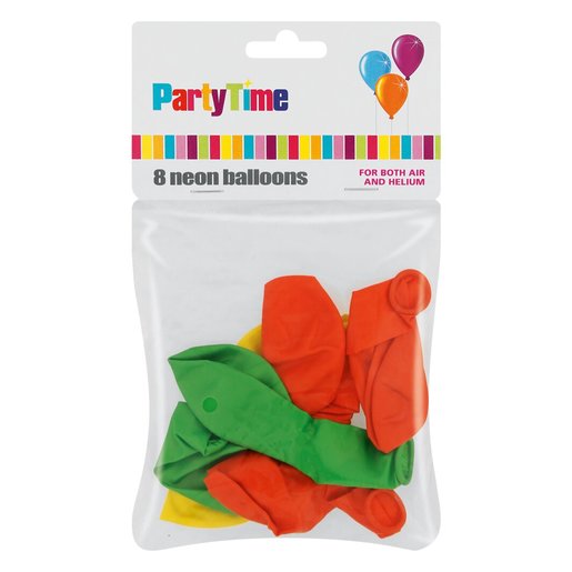 Party Time Neon Balloons 8 Pack | Smart Price Specials | PnP Home