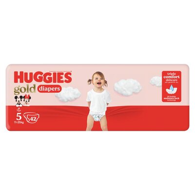 Huggies Gold Size 5 (11 - 25kg) Value Pack 42 Nappies | PnP