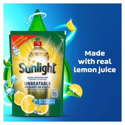 Sunlight Dish Wash Liquid Refill 400ml | PnP