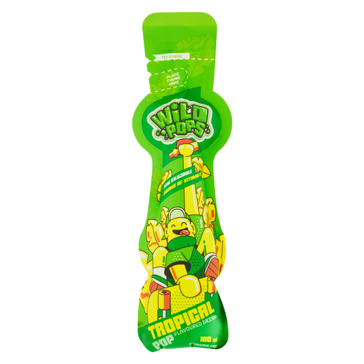 Wild Pops Tropical Flavour Kids Drink 100ml | PnP