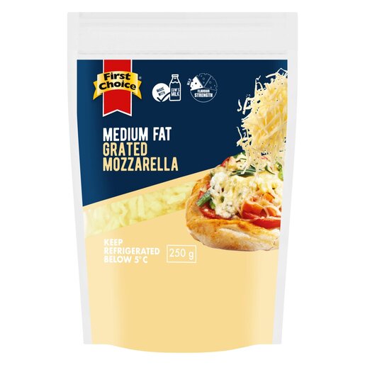 First Choice Grated Mozzarella Cheese 250g | PnP