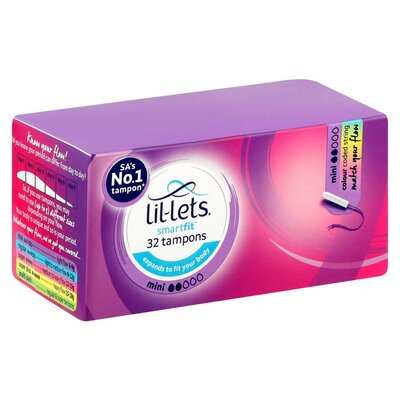 Lil-lets Smartfit Mini Tampons 32 Pack | PnP