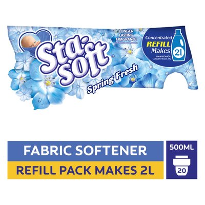 Sta-Soft Spring Fresh Fabric Softener Refill 500ml | Smart Price ...