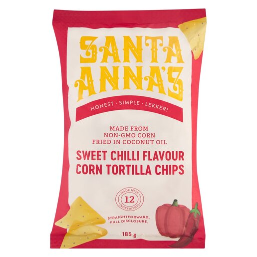 Santa Anna Sweet Chilli Corn Tortilla Chips 185g | PnP