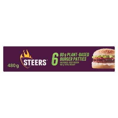 Steers Plant Based Burger Patties 480g | PnP