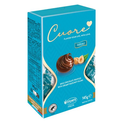 Witor's Cuore Hazelnut Milk Chocolate Truffles 145g | PnP