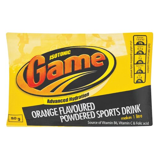 Game Orange Sports Drink 80g | Smart Price Specials | PnP Home