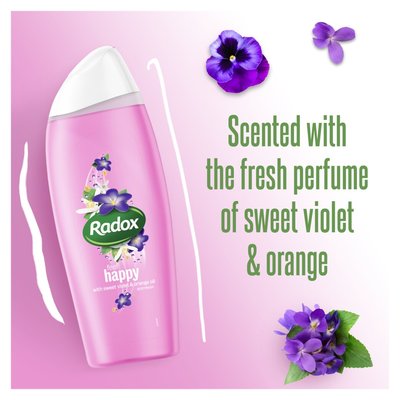 Radox Feel Happy Sweet Violet & Orange Body Wash 400ml | Smart Price ...