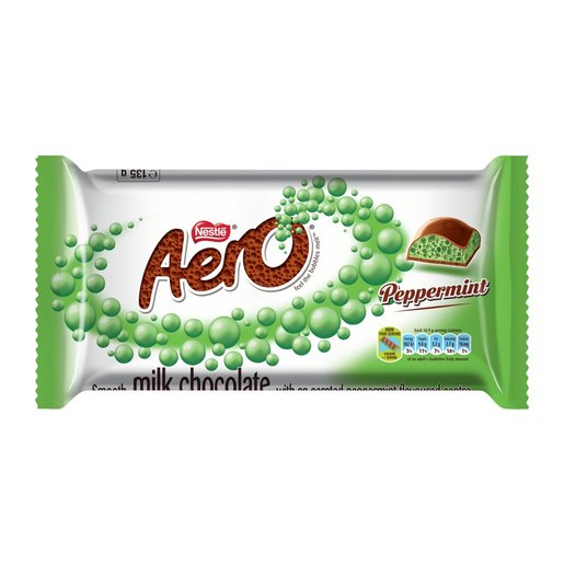 Nestle Aero Aerated Peppermint & Smooth Milk Choc 135g | PnP