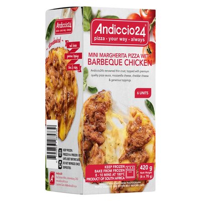 Andiccio24 Frozen BBQ Chicken Pizza 420g | PnP