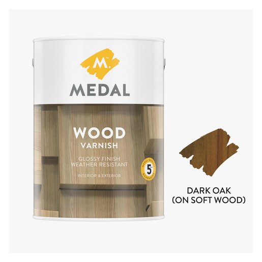 Medal Wood Varnish Dark 5L | PnP