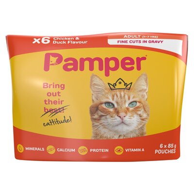 Pamper Fine Cuts Gravy Chicken & Duck 6 | PnP