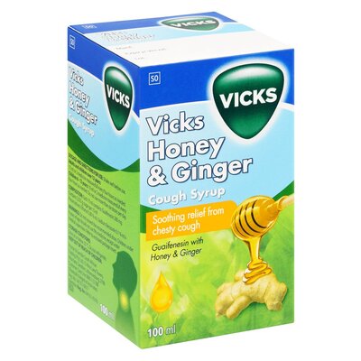 Vicks Cough Syrup Honey & Ginger 100ml | PnP
