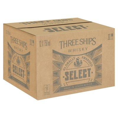 Three Ships Premium Select Whisky 750ml x 12 | PnP