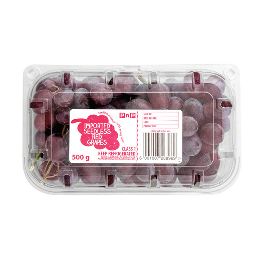 PnP Imported Red Seedless Grapes 500g | PnP