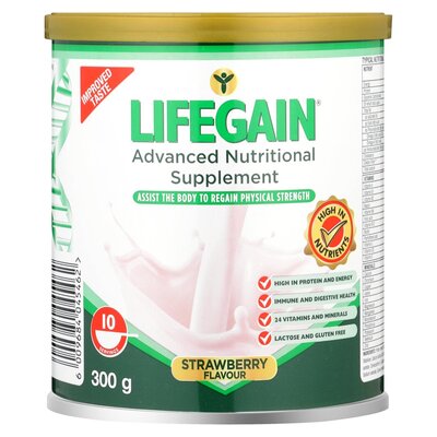 Lifegain Advanced Nutitional Supplement Strawberry 300g | PnP