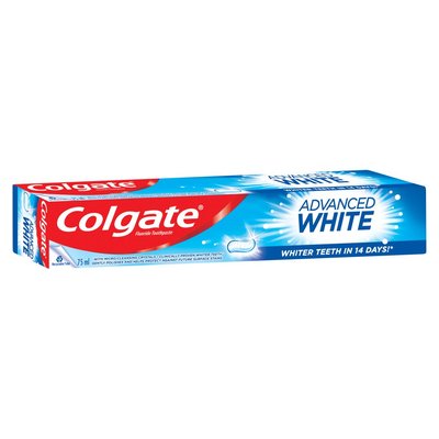 Colgate Advanced White, Whitening Toothpaste 75ml | PnP