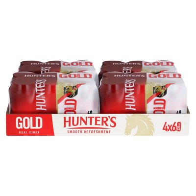 Hunters Gold Can 24 x 330ml | PnP
