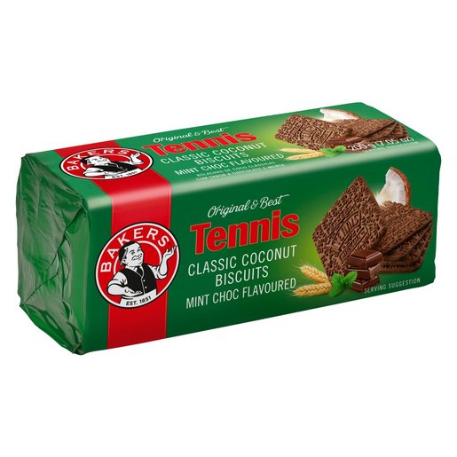 Bakers Tennis Choc Mint Biscuit 200g | PnP